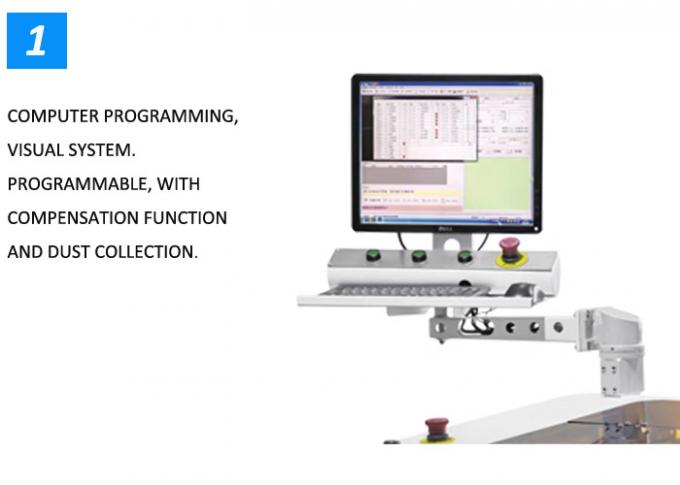 60000RPM SycoTec Spindle PCB Depaneling Router Machine With Single Table