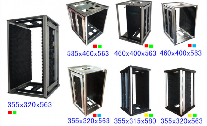 SMT Antistatic ESD Magazine Rack Anti Static PCB Storage Cart PCB Rack