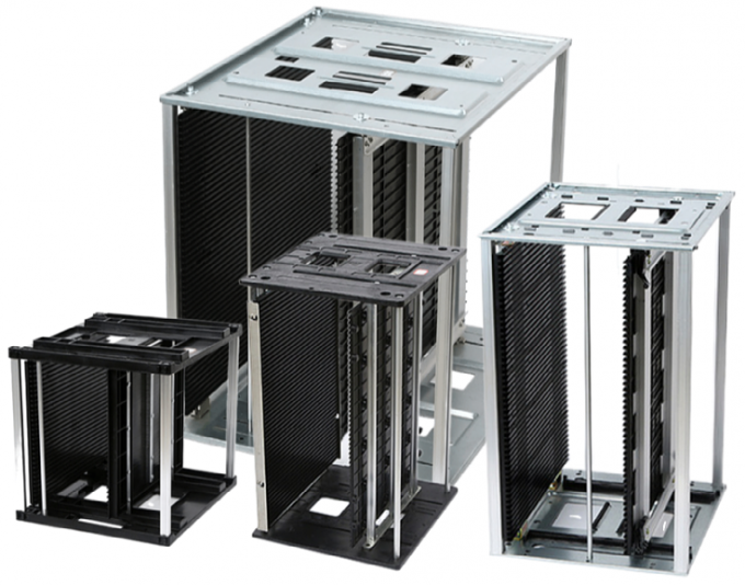 PCB Storage Cleanroom ESD Circulation SMT Magazine Rack Anti Static For PCB