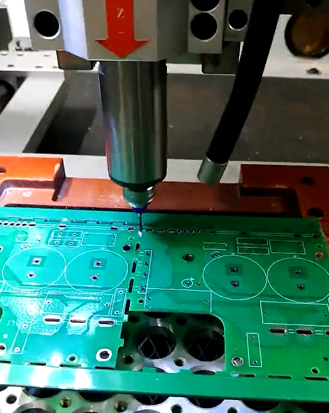 Windows 10 High Efficiency CCD System Milling Cutter PCB Router Machine