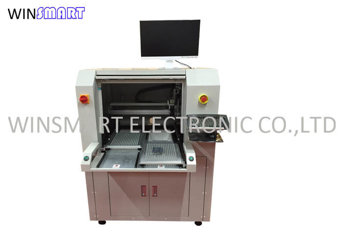 Dia 0.8mm Routing Bit PCB Router Machine , PCB Cutting Machine 0.01mm ...