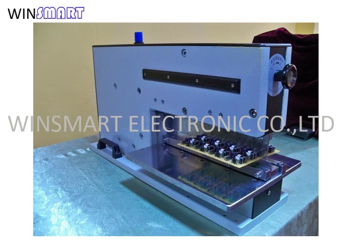 No Stress Cylinder Driven Guillotine PCB Cutter V-Cut PCB Depaneler