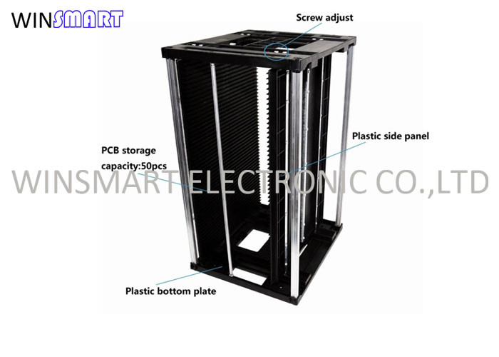 PCB Loader Storage Rack 355x320x563mm Antistatic SMT ESD Magazine Rack